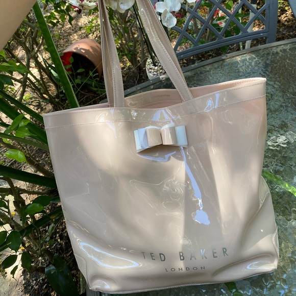 Ted Baker | Bags | Ted Baker Light Pink Blush Bow Tote | Poshmark
